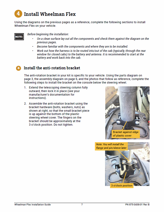 Wheelman Flex Installation Guide Fit Kit: John Deere 4000 Series 4030 ...