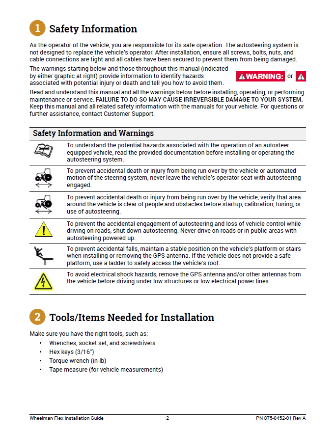 Wheelman Flex Installation Guide Fit Kit: Case IH 7110 – 8950 ...