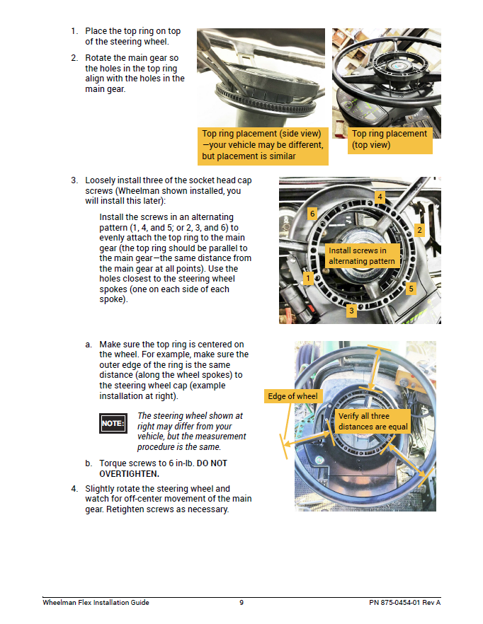 Wheelman Flex Installation Guide Fit Kit: Case IH rigid steering column ...