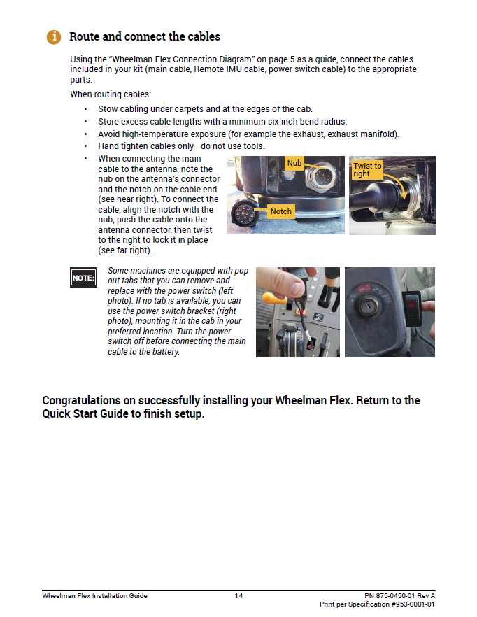 Wheelman Flex Installation Guide Fit Kit: Steiger Panther – handsfreefarm