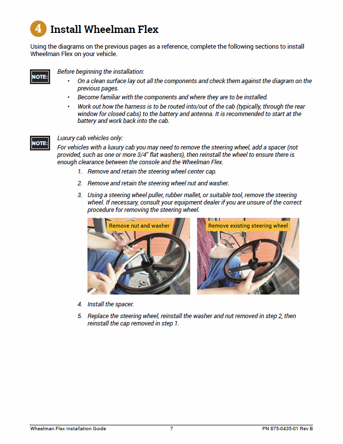 Wheelman Flex Installation Guide Fit Kit: McCormick MTX 110-200 ...