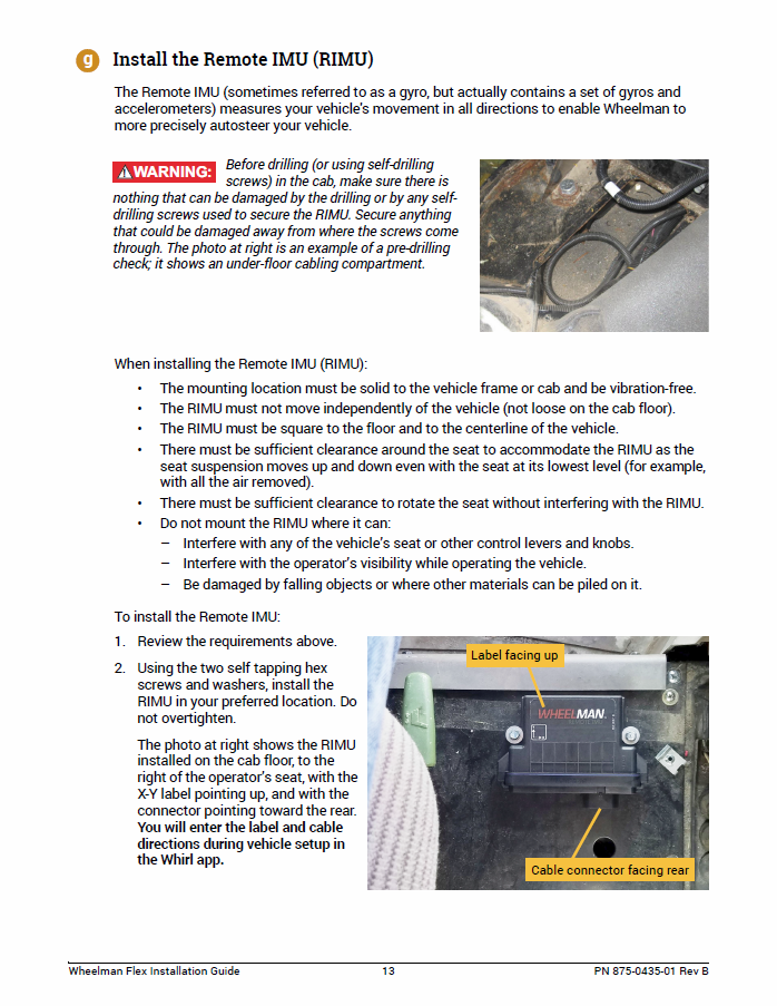Wheelman Flex Installation Guide Fit Kit: McCormick MTX 110-200 ...