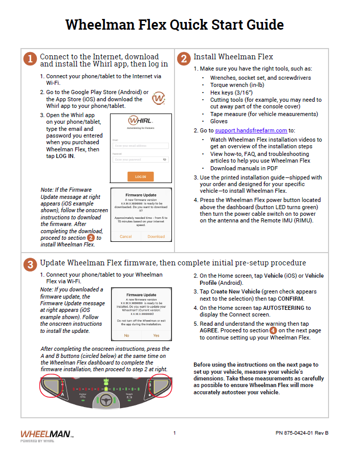 Wheelman Flex Quick Start Guide – handsfreefarm